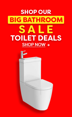 Melbourne Ceramic Close Coupled Modern Toilet at Victorian Plumbing UK