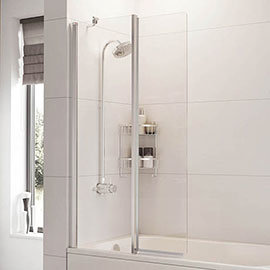Roman Haven Angled Bath Screen| Available At Victorian Plumbing.co.uk