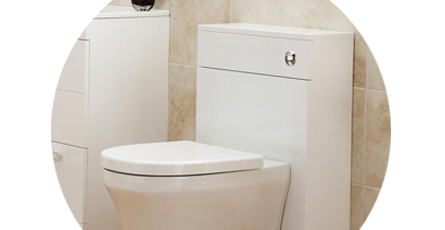 Back To Wall Toilet | BTW Cistern & Pan | Victorian Plumbing