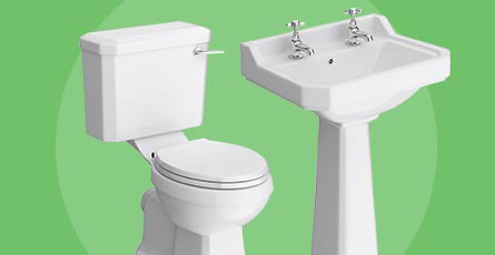 Traditional Toilet & Basin Suites | Victorian Plumbing UK