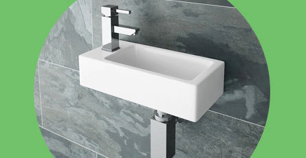 Wall Mounted Basins & Cloakroom Basins | Buy from VictorianPlumbing.co.uk