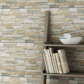Textured Stone Effect Wall Tiles - 34x50cm
