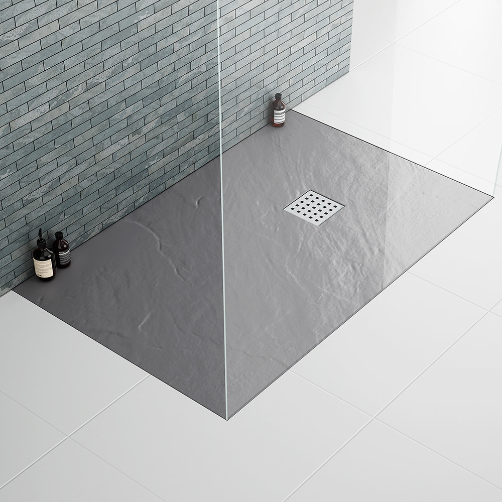 1400 x 900mm Graphite Slate Rectangular Shower Tray