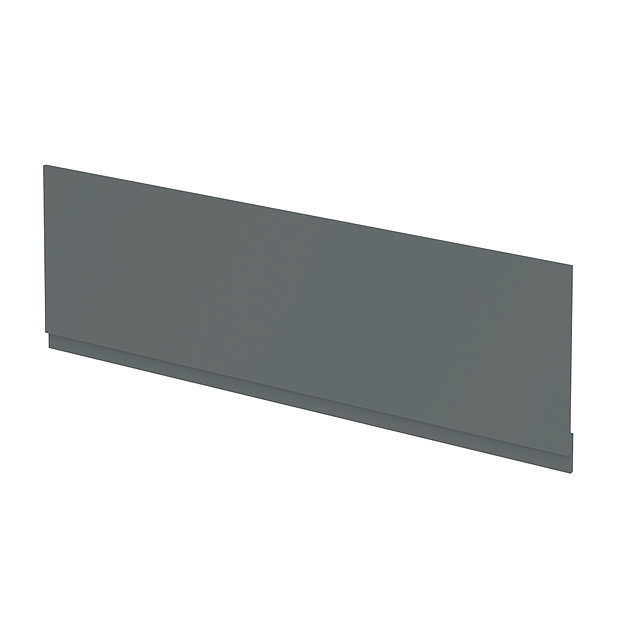 1700mm Waterproof Matt Grey Front Bath Panel & Plinth