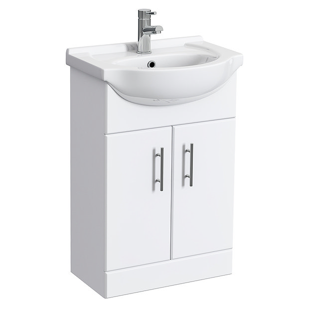 Alaska High Gloss White Vanity Unit With Ceramic Basin | Online Now