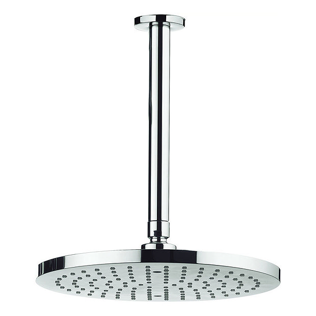Crosswater Fusion 250mm Round Fixed Head & Ceiling Mounted Arm | Now Online