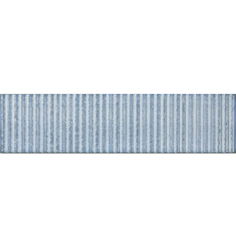 Alassio Light Blue Gloss Wall Tiles 75 X 300mm Victorian Plumbing
