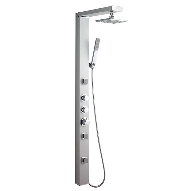 Thermostatic Shower Panel with shower spray and body jets at Victorian ...