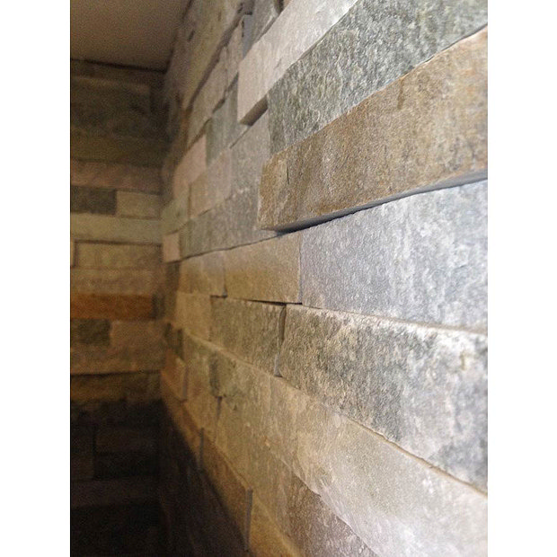 Amaro Stone Colour Split Face Stone Cladding Panels - 400 x 100mm