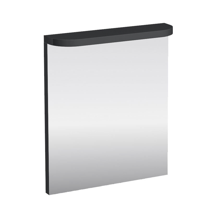 Wide Compact Illuminated LED Mirror - Anthracite Grey - 600mm ...
