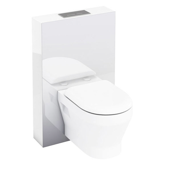 Aqua Cabinets - W550 x D150mm Tablet Wall Hung WC unit with pan ...