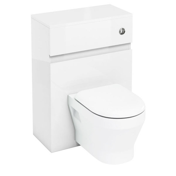Aqua Cabinets - W600 x D300mm Wall Hung WC Unit with pan, cistern ...
