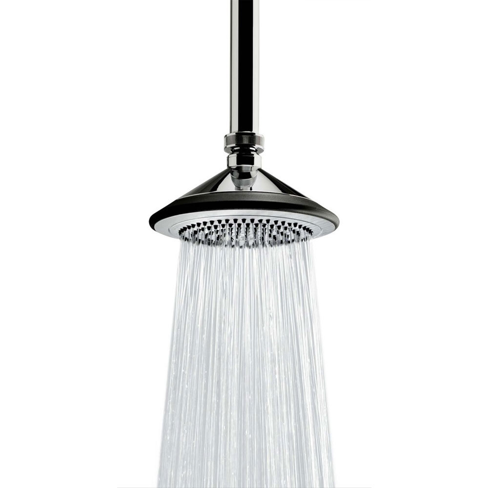 Aqualisa Axis Ceiling Mounted Fixed Head & Arm | Victorian Plumbing