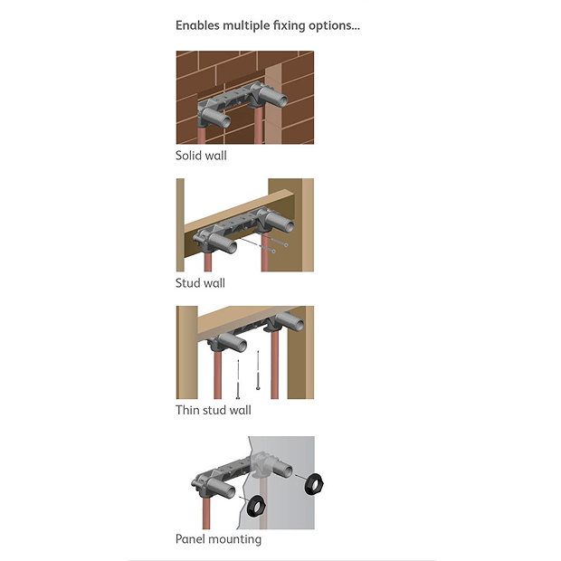 Aqualisa MD300EFB Easy Fit Fixing Bracket | Victorian Plumbing