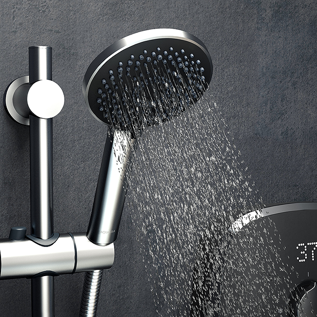 Aqualisa Emotion Electric Shower 8 5kw Space Grey Mogc85
