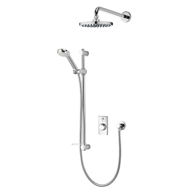 Aqualisa Visage Q Smart Shower Concealed with Adjustable and Wall Fixed ...