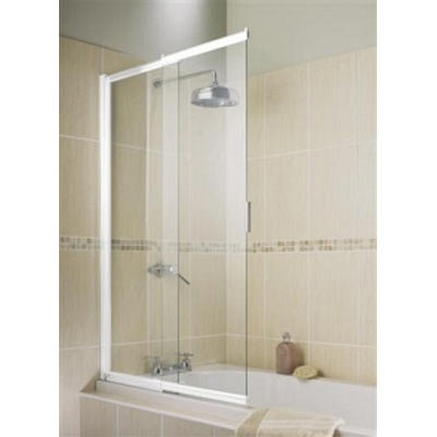 Aquarius 2 Panel Slider Bath Screen at Victorian Plumbing UK