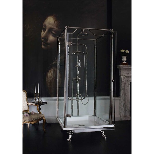 Arcade Piccadilly Freestanding Shower Temple | At Victorian Plumbing