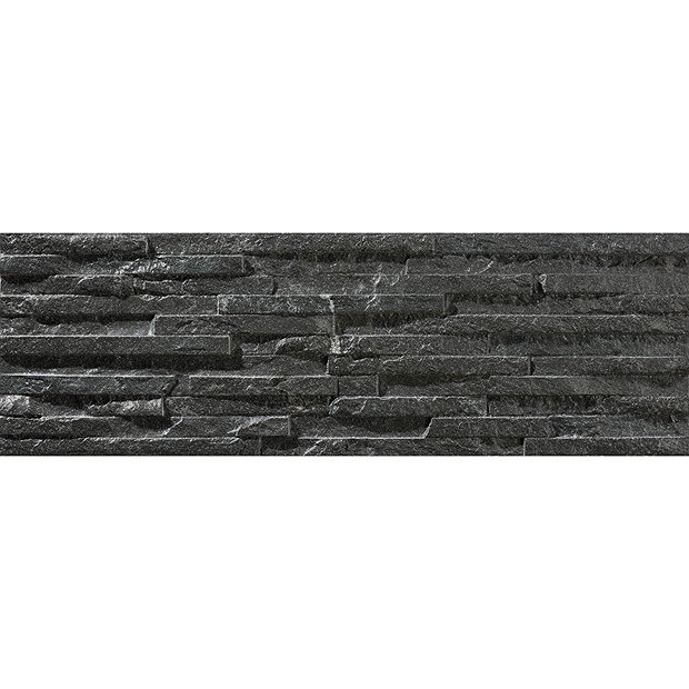 Black Split Face Tiles - Arenzo | Victorian Plumbing