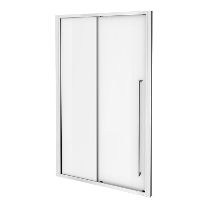 Arezzo 1200 x 1950 Soft Closing Sliding Shower Door - Chrome | Now Available Online