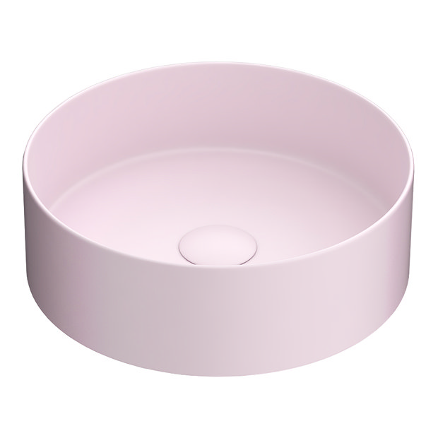 Pink Basin - Countertop Matt Pink Basin | Victorian Plumbing