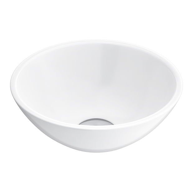 Arezzo 500mm Black Carrara Marble Floating Shelf with Round Gloss White ...