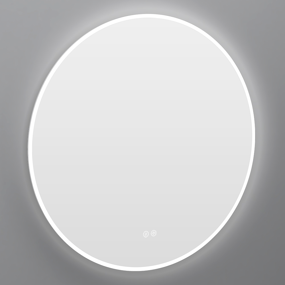 Large Round LED Mirror - Fog Free | Victorian Plumbing