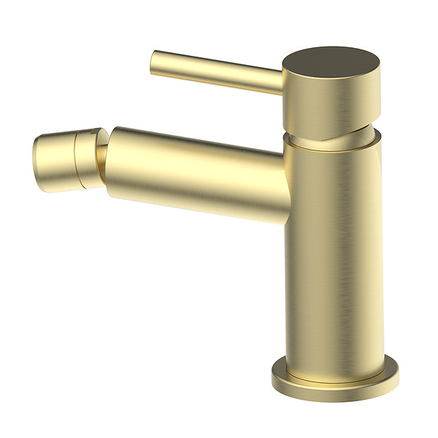 Arezzo Bidet Mixer Tap Brushed Brass