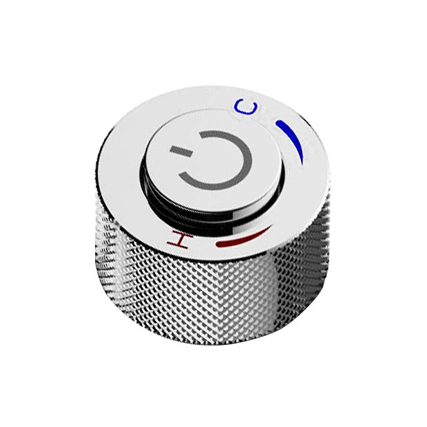 Arezzo Chrome Industrial Style 1-Touch Basin Tap | Victorian Plumbing UK