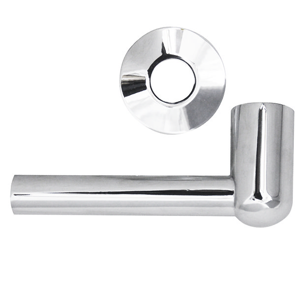 Arezzo Heating Element Decorative Cable Masking Shroud Polished Chrome