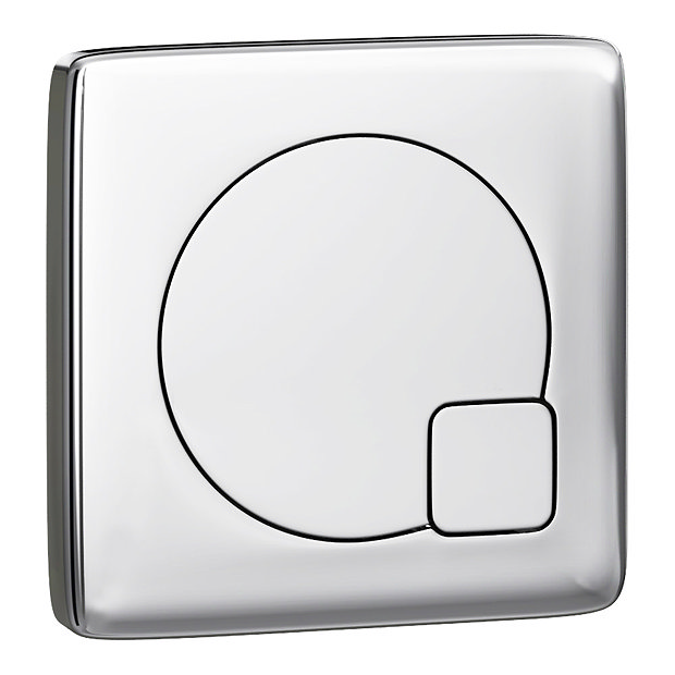 Arezzo Modern Chrome Square Flush Plate