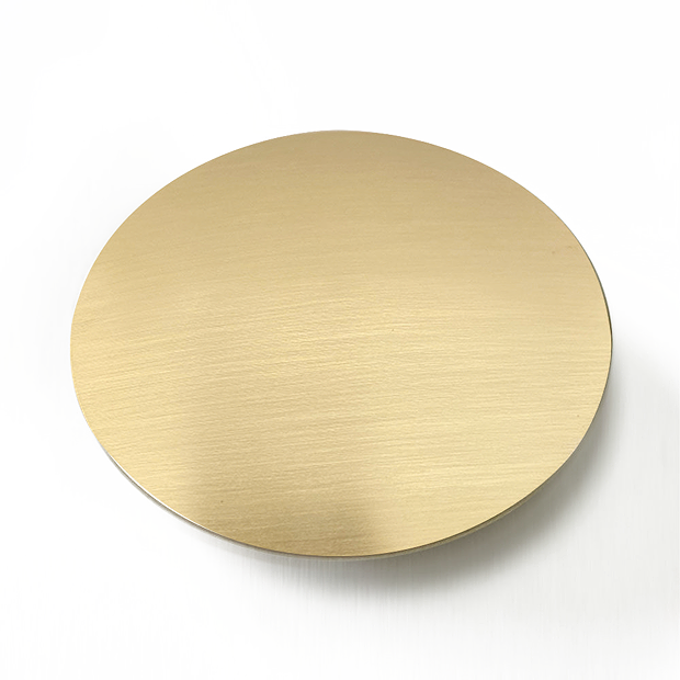 Arezzo Pop-Up Waste Cover (Brushed Brass) | Victorian Plumbing UK