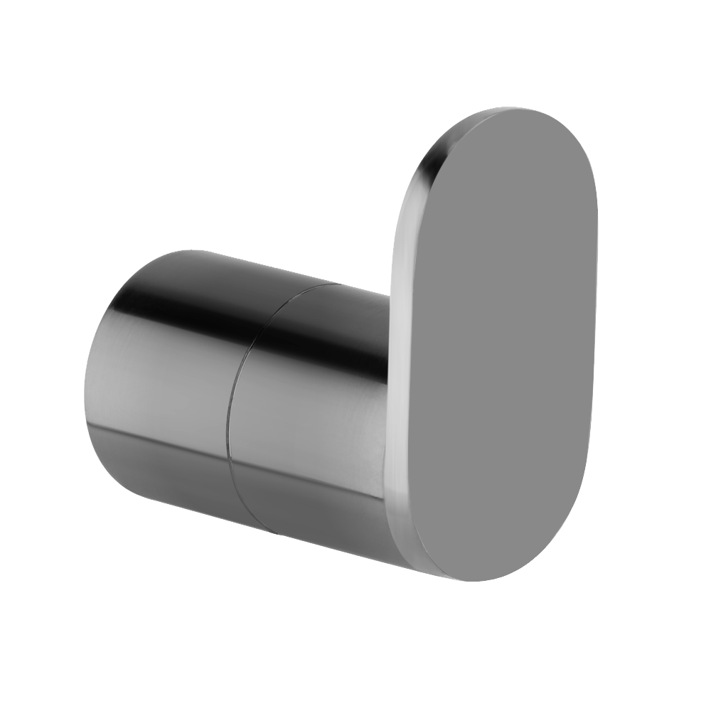 Arezzo Twilight Black Chrome Robe Hook | Victorian Plumbing UK