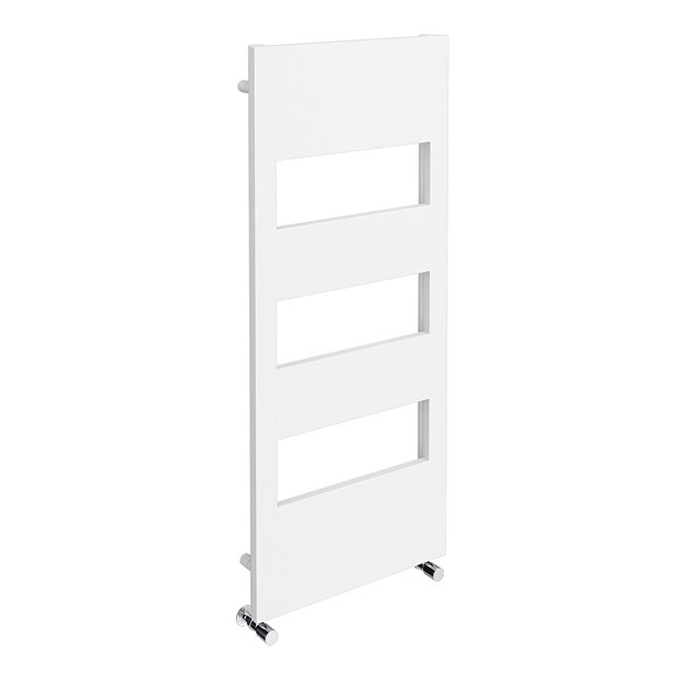 Arezzo White 1200 x 500 Designer Panel Radiator with Towel Rails ...