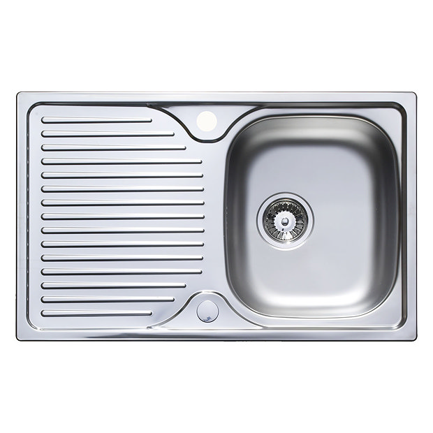 Astracast 800 x 500 Compact Horizon Stainless Steel 1.0 Bowl Kitchen ...