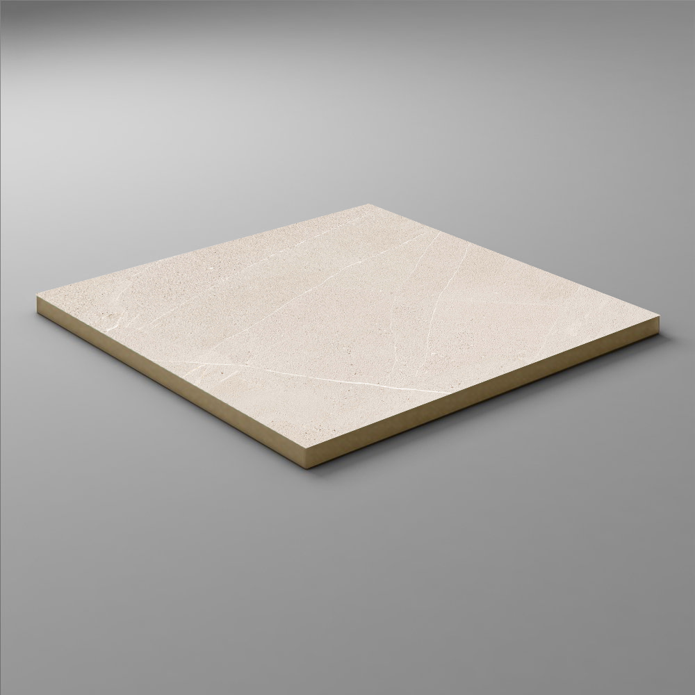 Atakora Beige Stone Effect Wall and Floor Tiles - 600 x 600mm