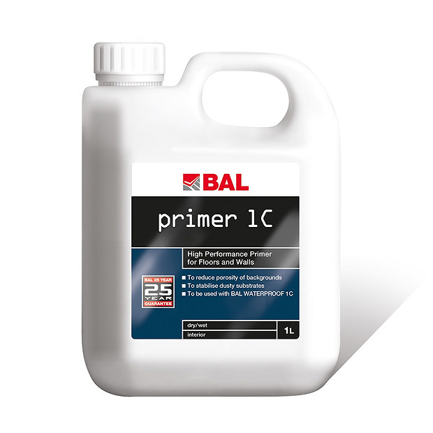BAL Primer 1C One-Coat Waterproofing System - 1 Litre