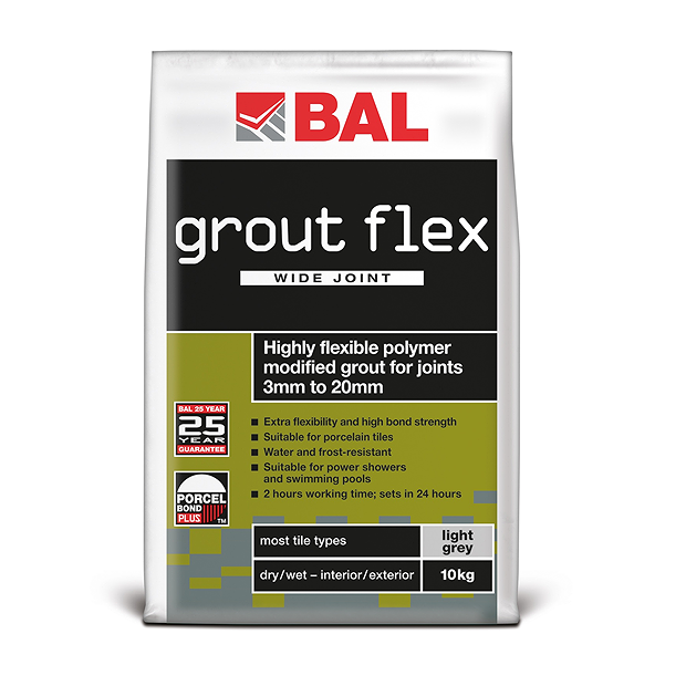 BAL Wide Joint Wall and Floor Tile Grout - 10kg