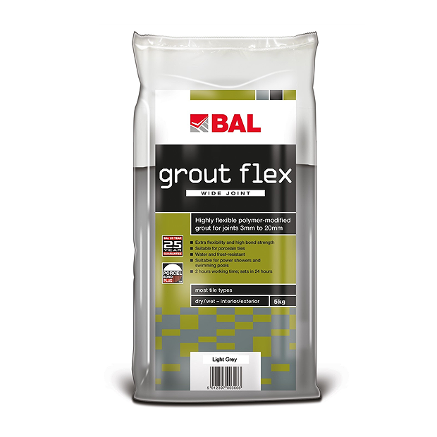 BAL Wide Joint Wall and Floor Tile Grout - 5kg