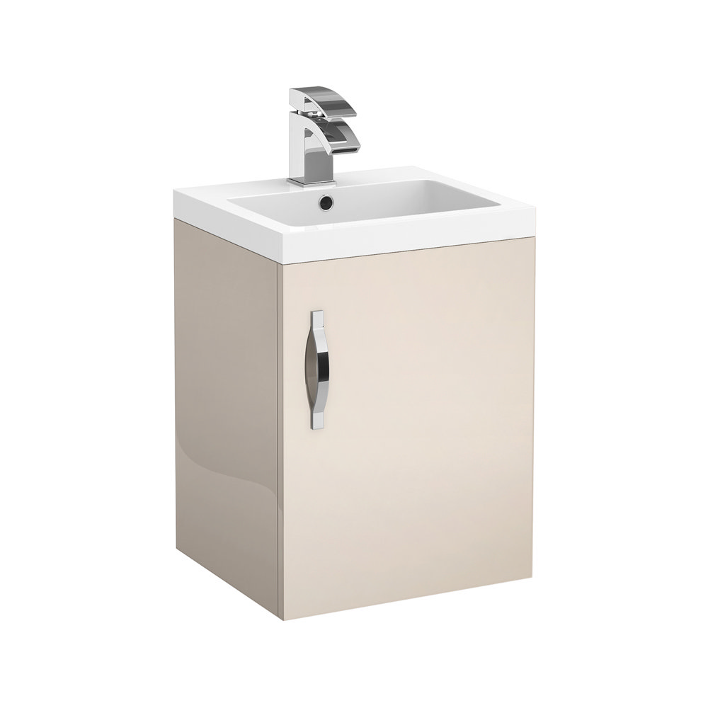 Apollo 400mm Single Door Wall Hung Unit With Basin | Online