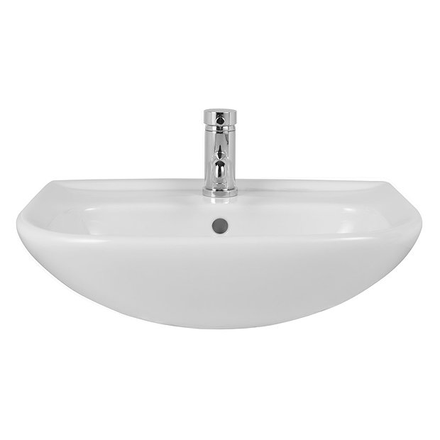 Balterley Jasmine 55cm Semi-Recessed Basin | Victorian Plumbing.co.uk