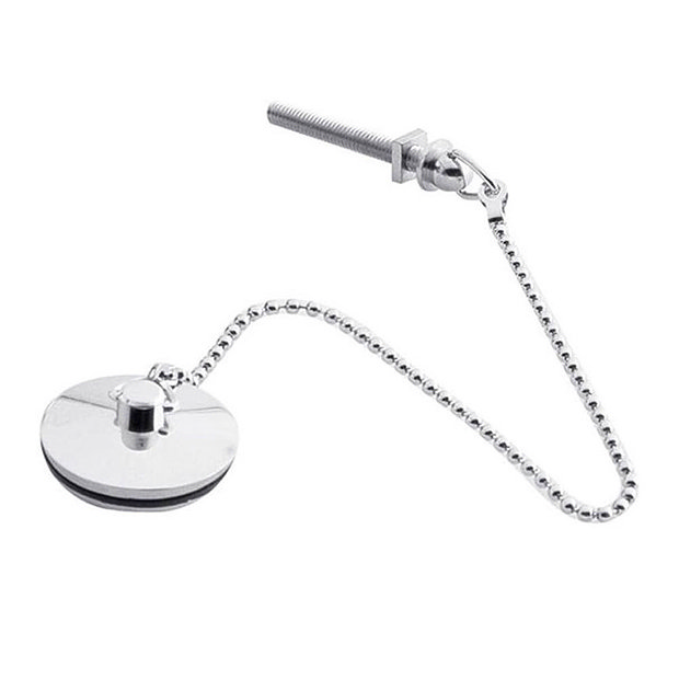 Basin Plug and Chain - Chrome | Victorian Plumbing