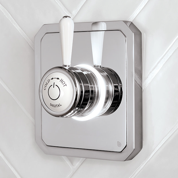 Bathroom Brands Classic 1910 Single Outlet Digital Shower Valve
