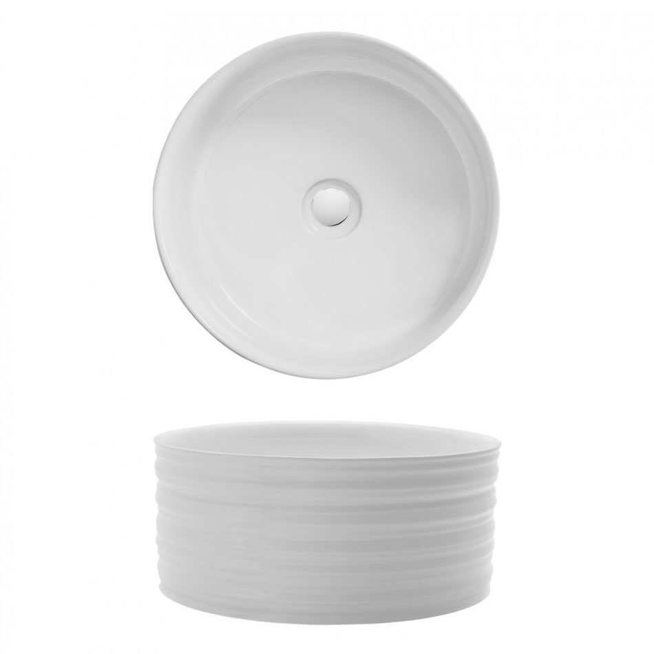 Bauhaus Saturn Countertop Basin | 400 x 400mm | Victorian Plumbing