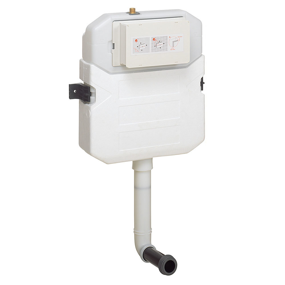 Bauhaus - Tall Dual Flush Concealed WC Cistern at Victorian Plumbing UK