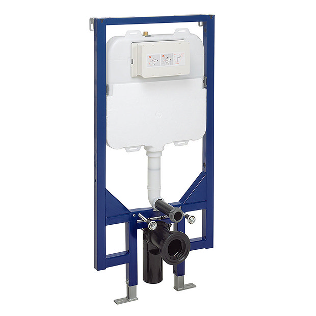 Bauhaus - Ultra Slim 1.18m Height Wall Hung WC Support Frame at ...