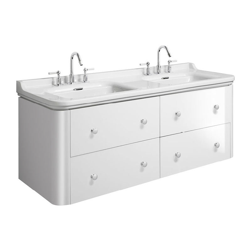 Bauhaus Waldorf 1500mm Wall Hung Vanity Unit with Knobs