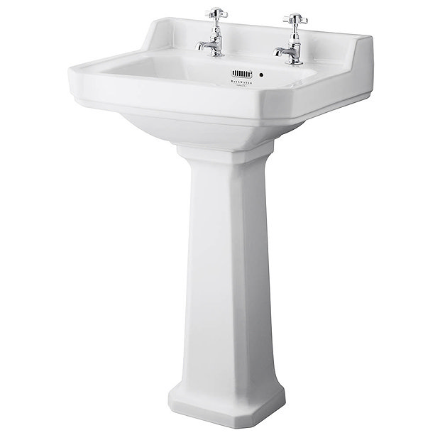 Bayswater Fitzroy Traditional 2TH Basin & Full Pedestal