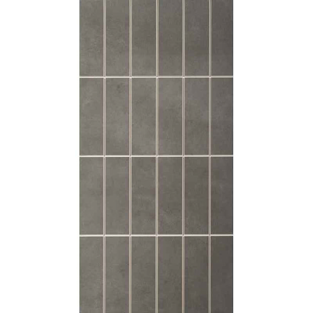 BCT Tiles - 6 Devonstone Dark Grey Mosaic Wall Tiles - 300x600mm ...
