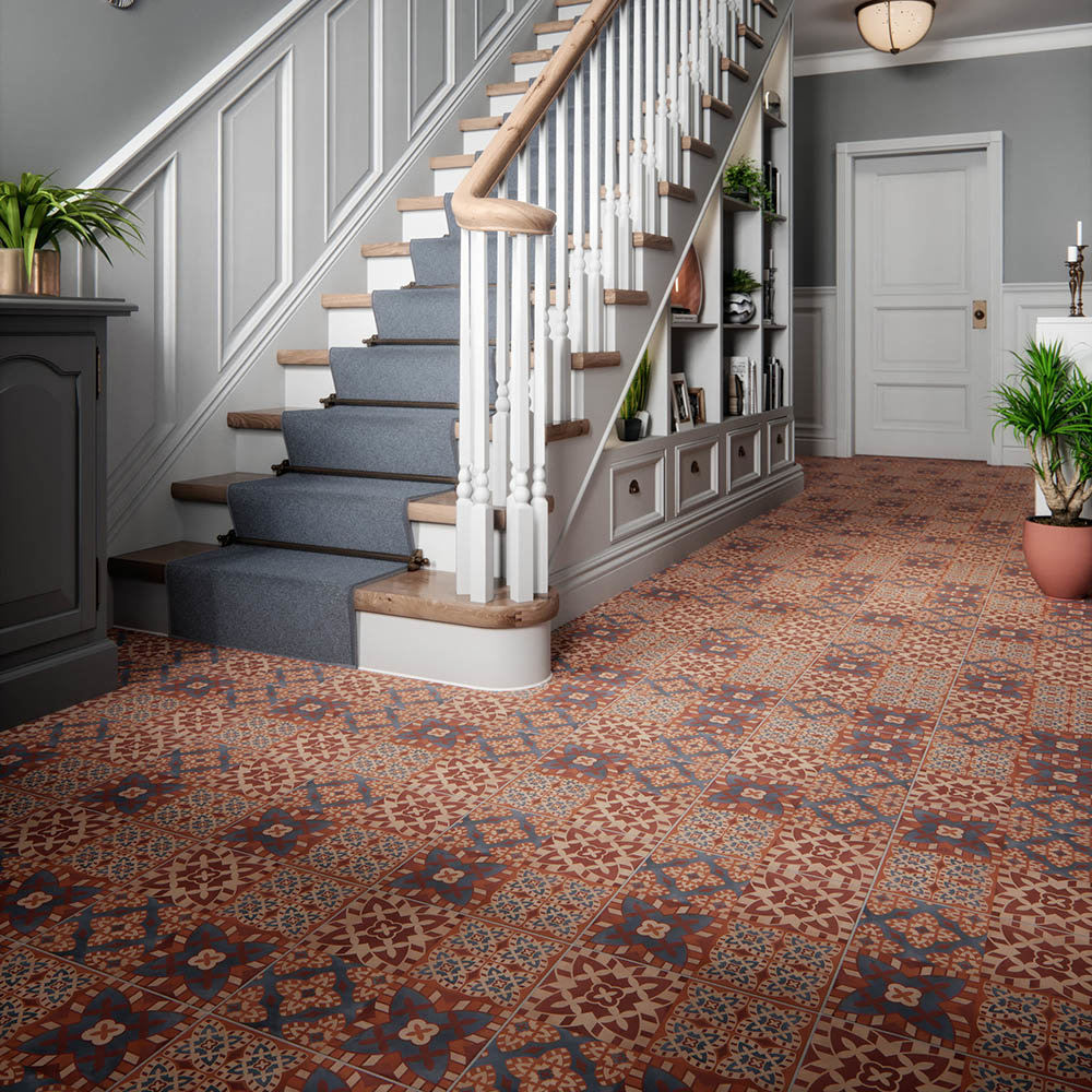 BCT Tiles St Pancras Terracotta Feature Floor Tiles - 331 x 331mm ...